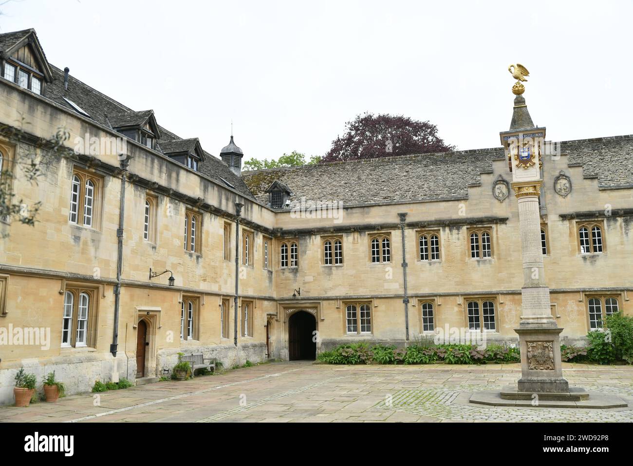 Corpus Christi College, Oxford University Stock Photo - Alamy