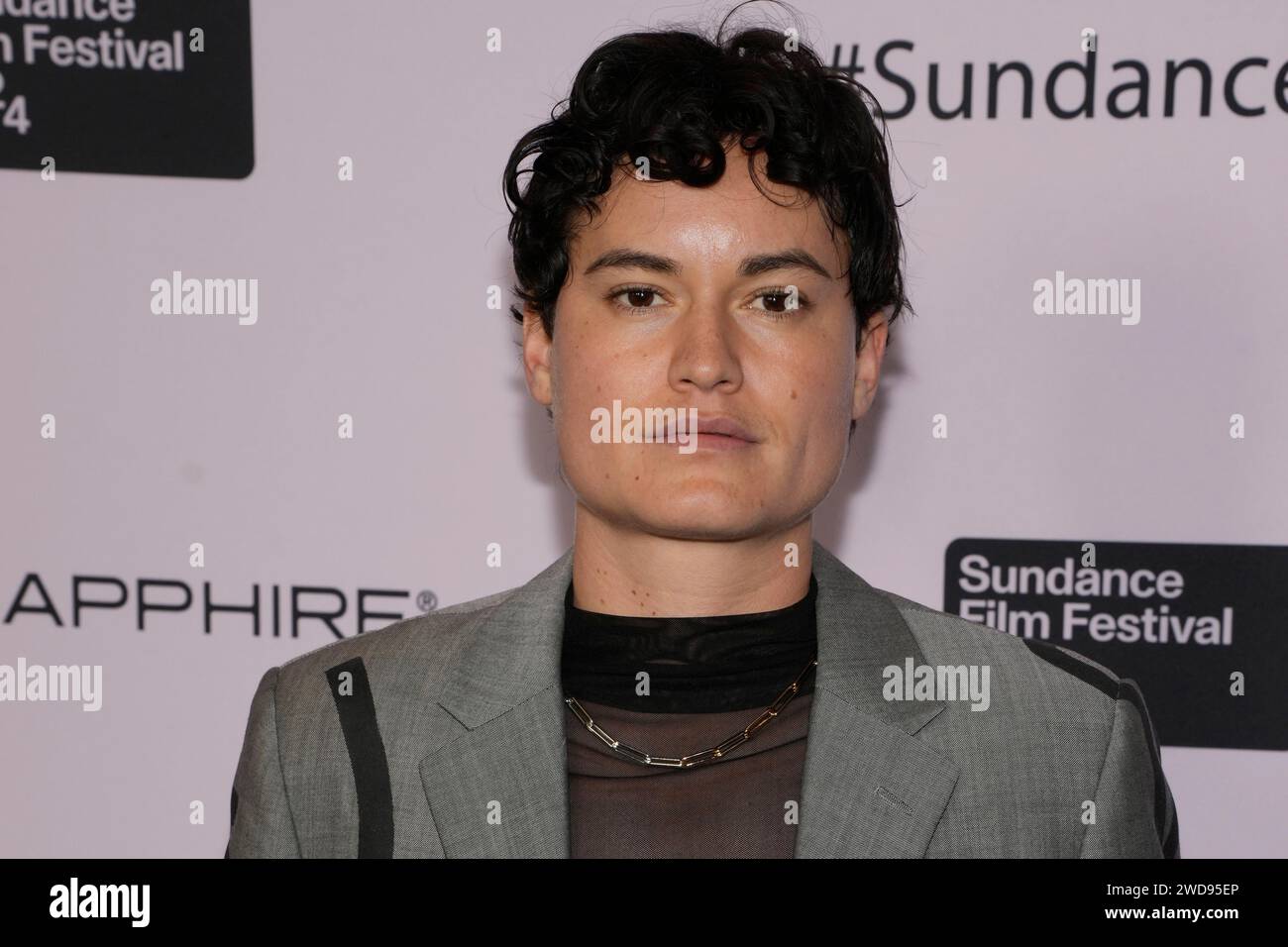 Lio Mehiel attends the 2024 Sundance Film Festival's Opening Night Gala ...