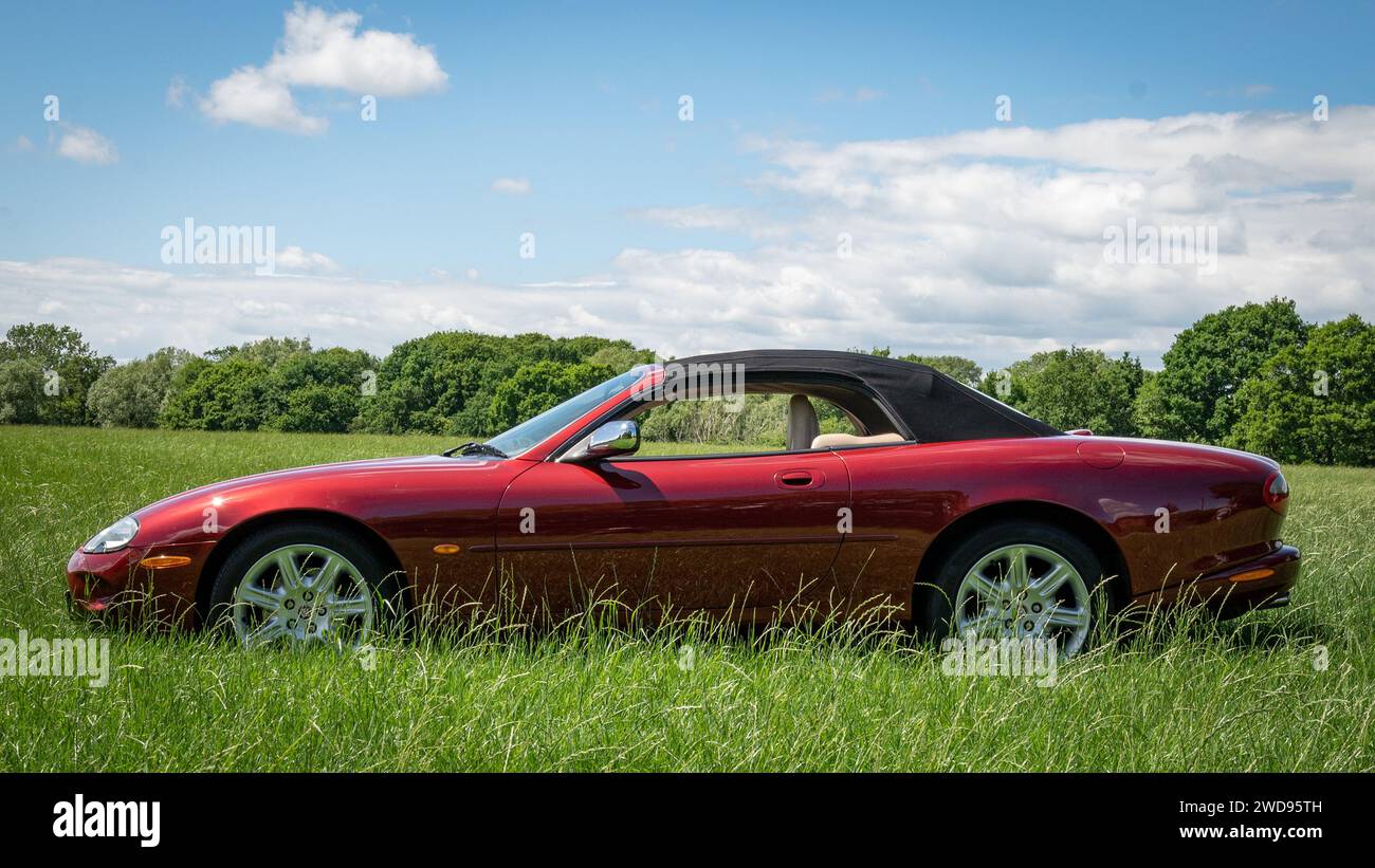 Jaguar XK8 Convertible Stock Photo - Alamy