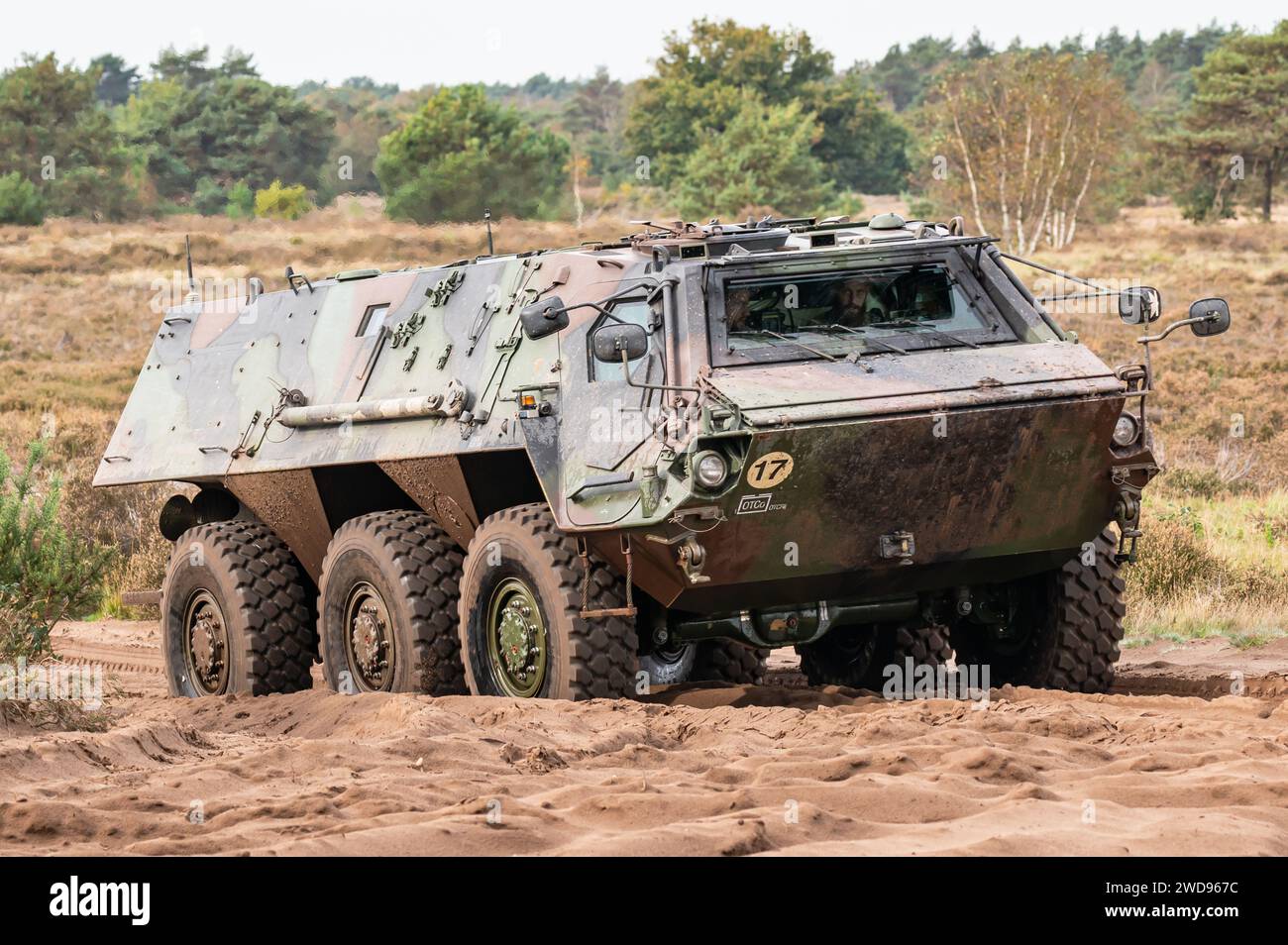 A TPz Fuchs armoured personnel carrier of the Netherlands Armed Forces ...