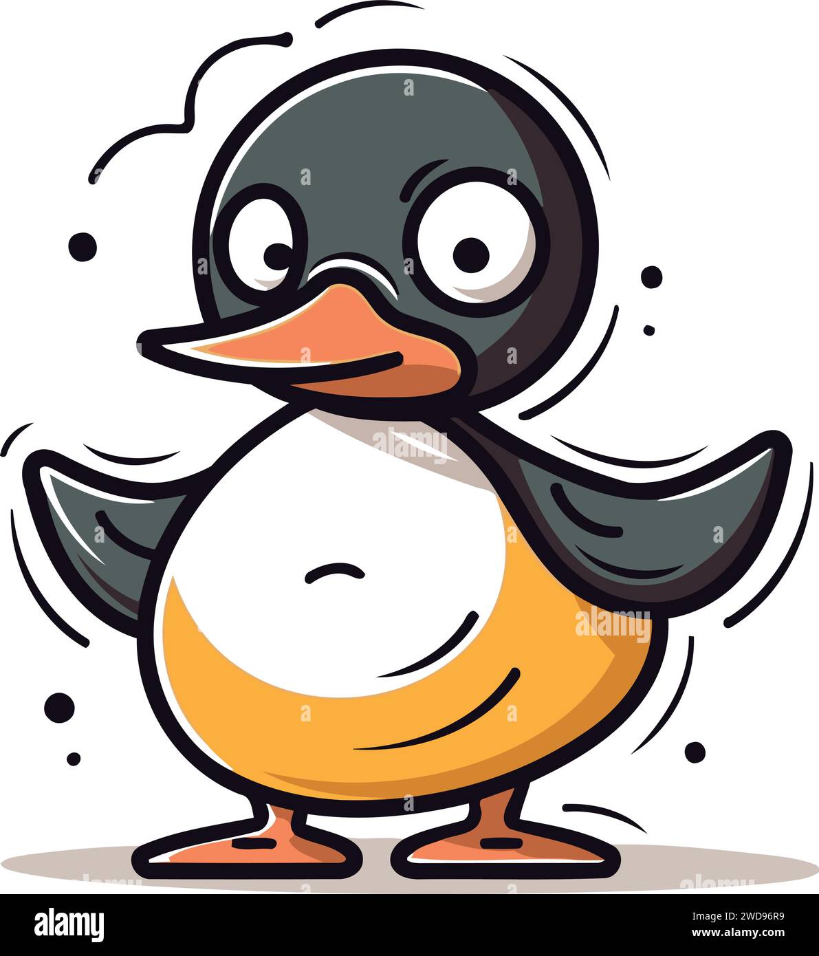 Penguin duck Stock Vector Images - Alamy
