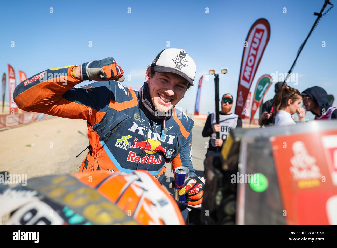 EBSTER Tobias (aut), Kini Rally Racing Team, KTM, Moto, Originals by Motul, FIM W2RC, portrait ...