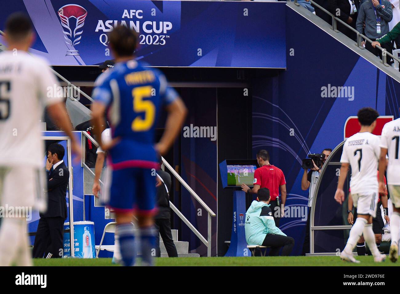 Doha, Qatar. 19 January, 2024. Iraq v Japan ：Group D - AFC Asian Cup ...