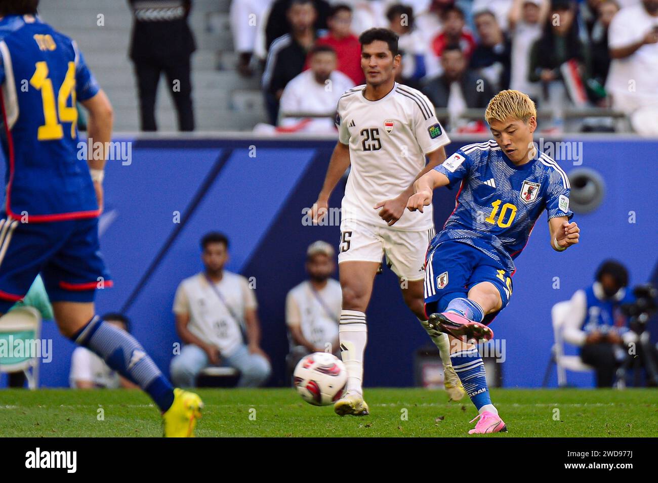 Doha, Qatar. 19 January, 2024. Iraq v Japan ：Group D - AFC Asian Cup ...