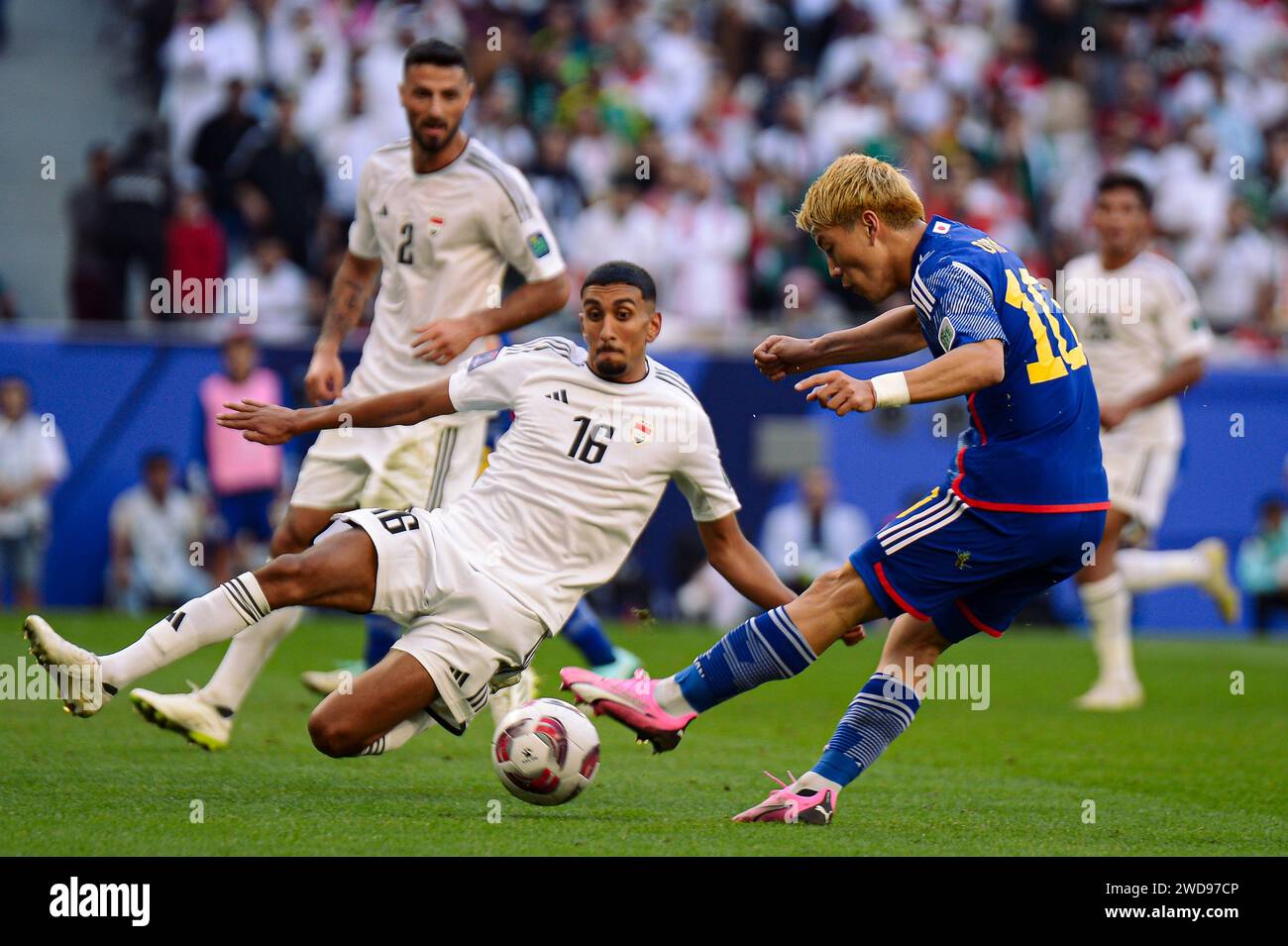 Doha, Qatar. 19 January, 2024. Iraq v Japan ：Group D - AFC Asian Cup ...