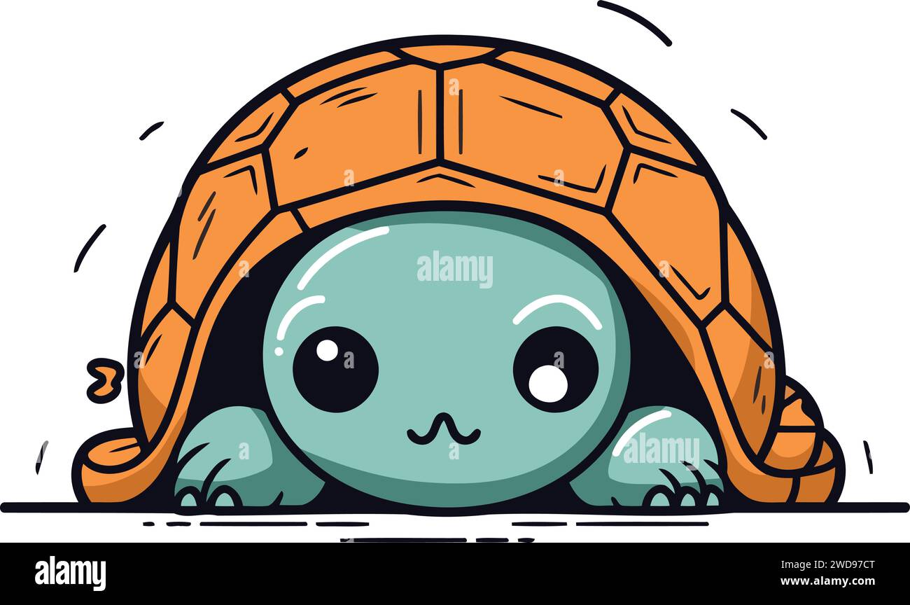 Turtle face drawing hi-res stock photography and images - Alamy