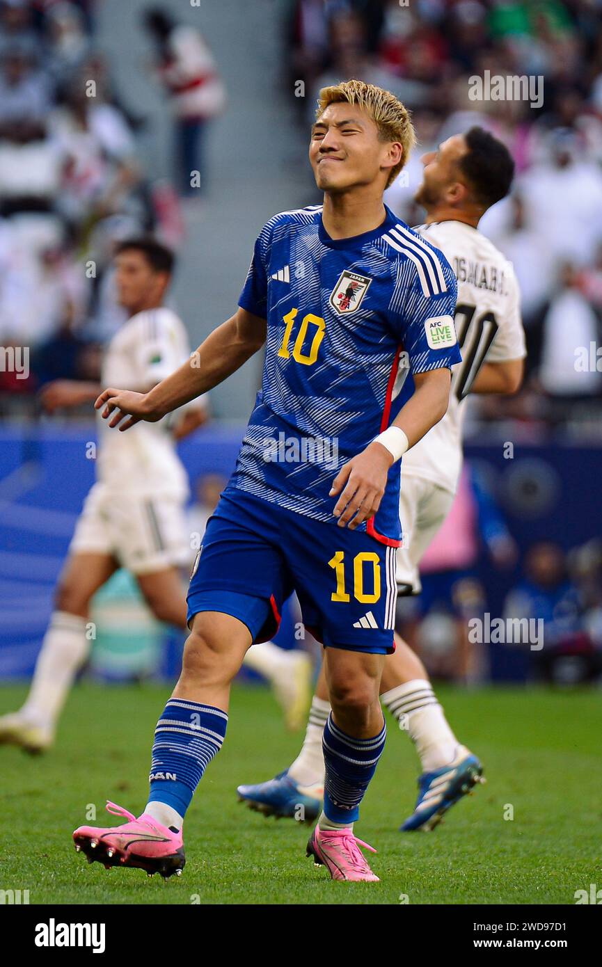 Doha, Qatar. 19 January, 2024. Iraq v Japan ：Group D - AFC Asian Cup ...