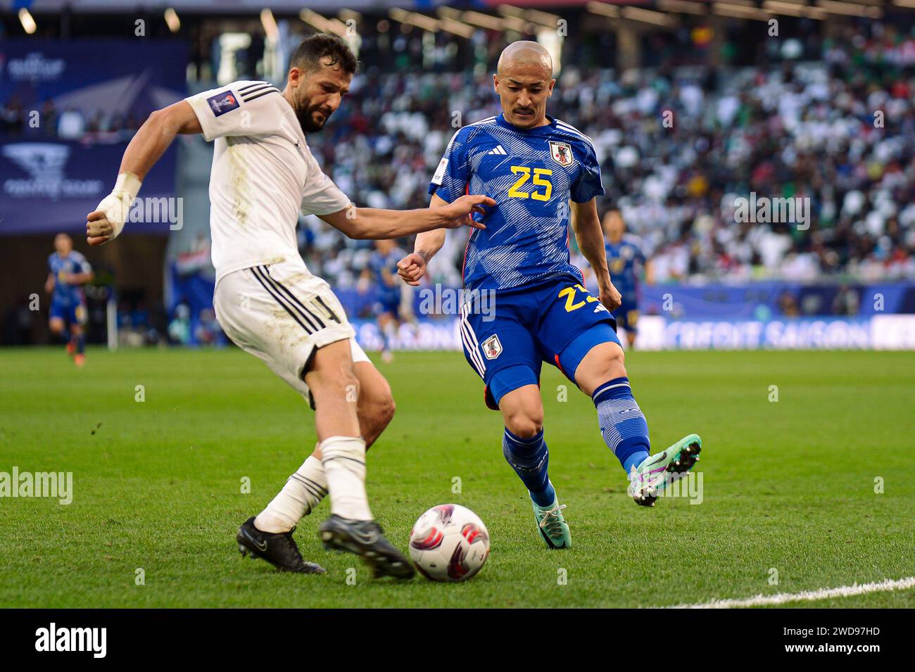 Doha, Qatar. 19 January, 2024. Iraq v Japan ：Group D - AFC Asian Cup ...
