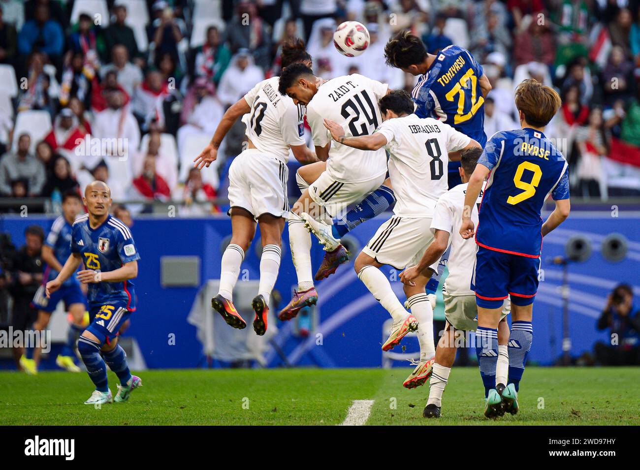 Doha, Qatar. 19 January, 2024. Iraq v Japan ：Group D - AFC Asian Cup ...