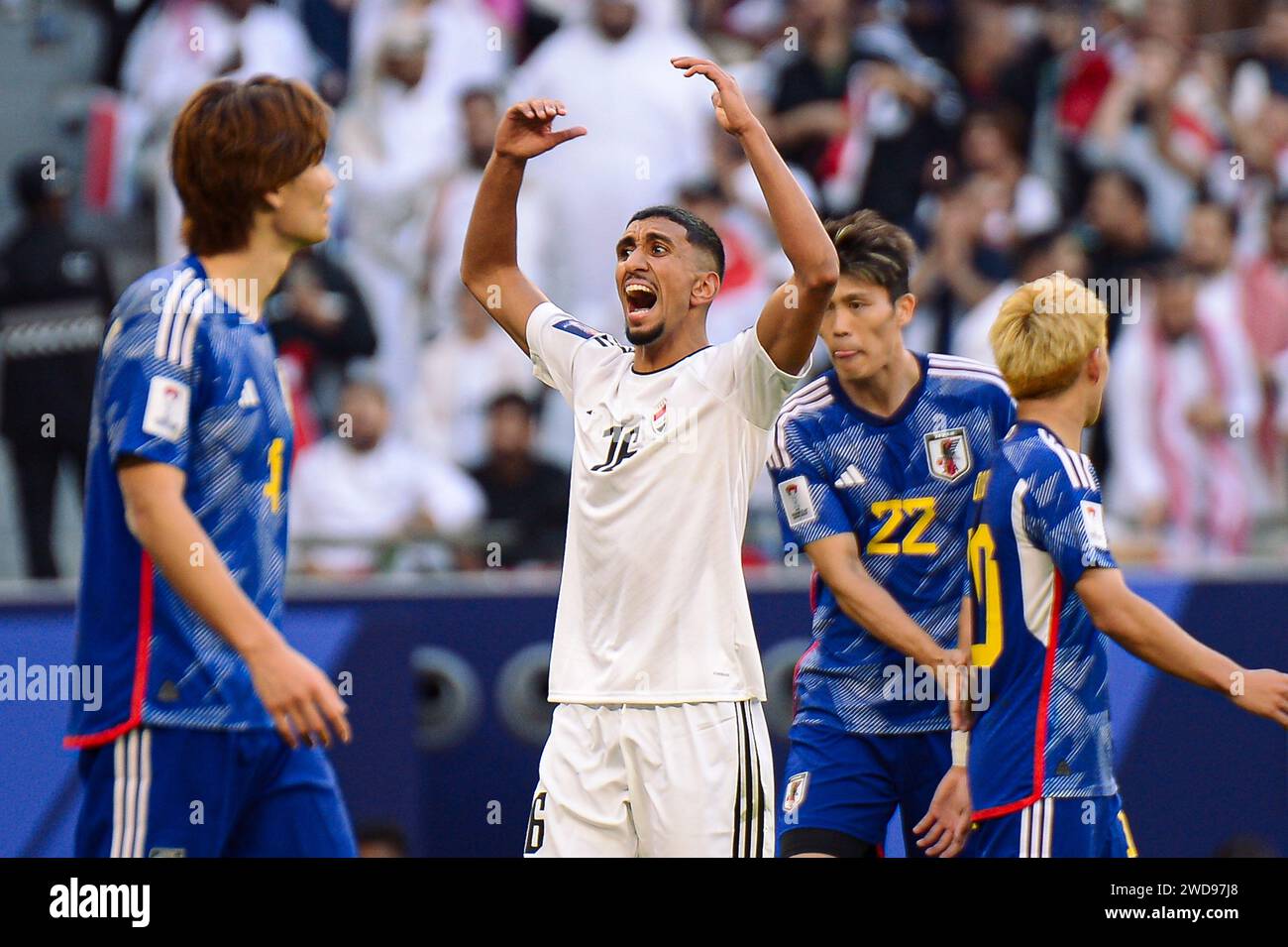 Doha, Qatar. 19 January, 2024. Iraq v Japan ：Group D - AFC Asian Cup ...