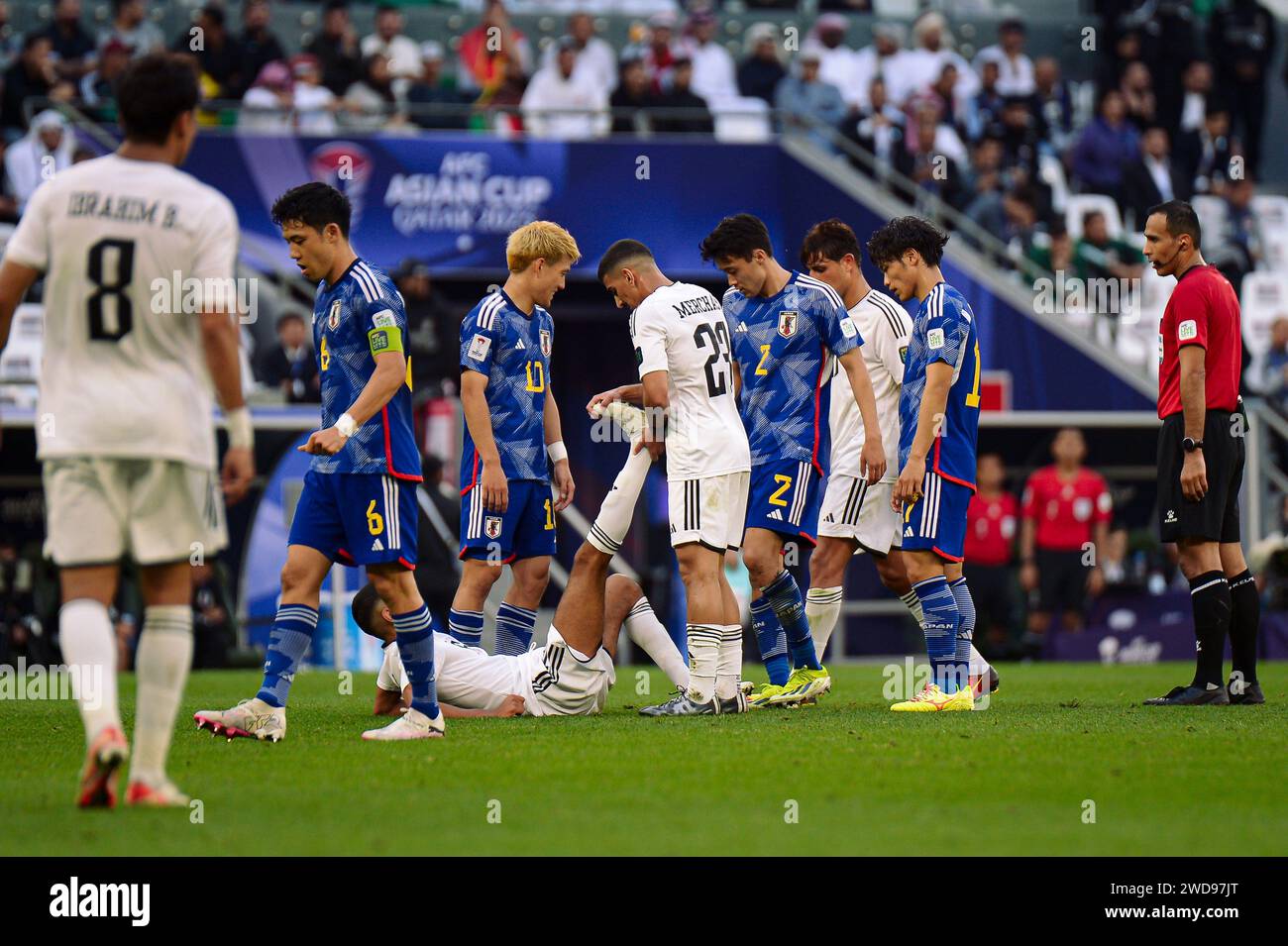 Doha, Qatar. 19 January, 2024. Iraq v Japan ：Group D - AFC Asian Cup ...