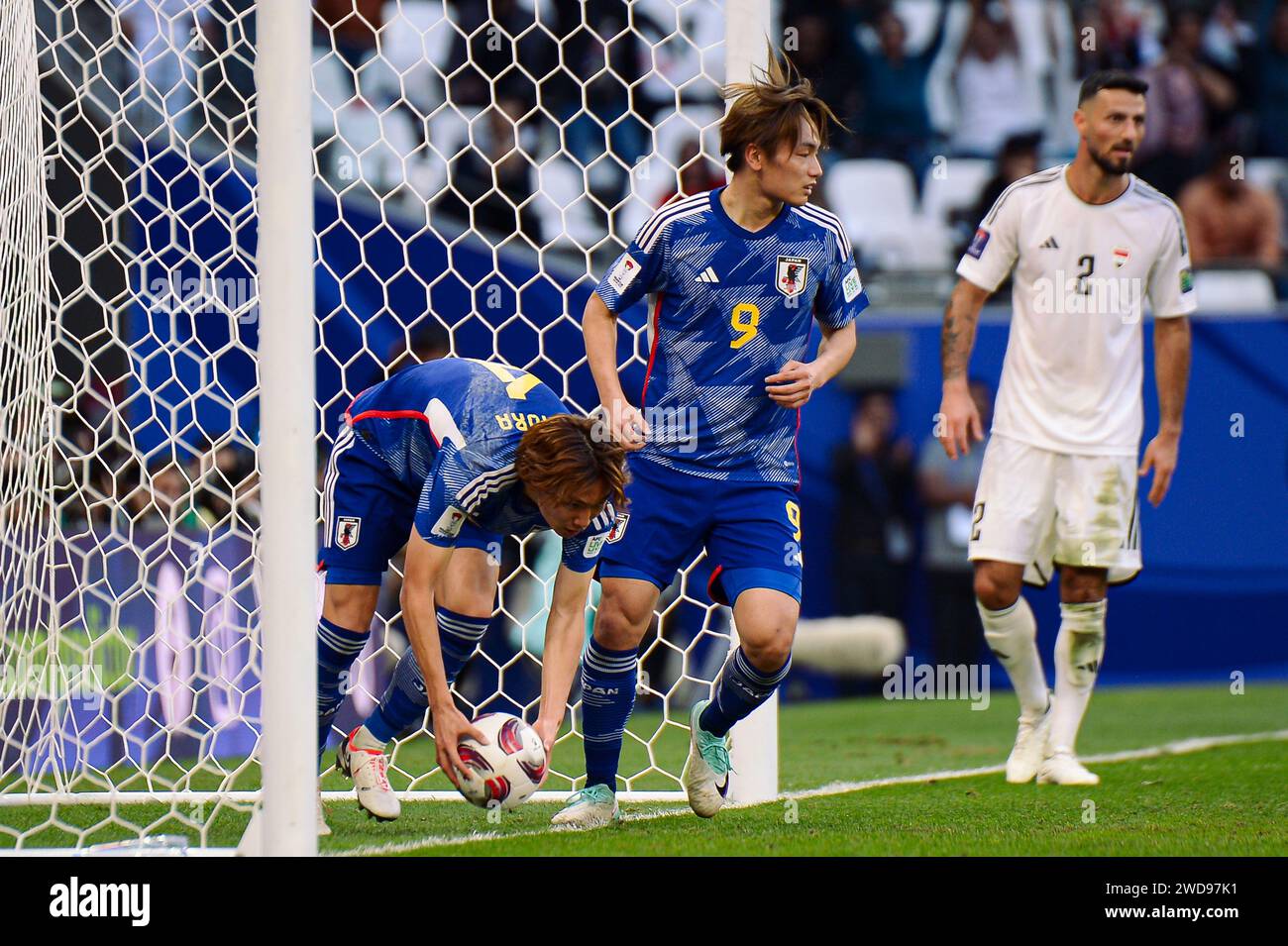 Doha, Qatar. 19 January, 2024. Iraq v Japan ：Group D - AFC Asian Cup ...