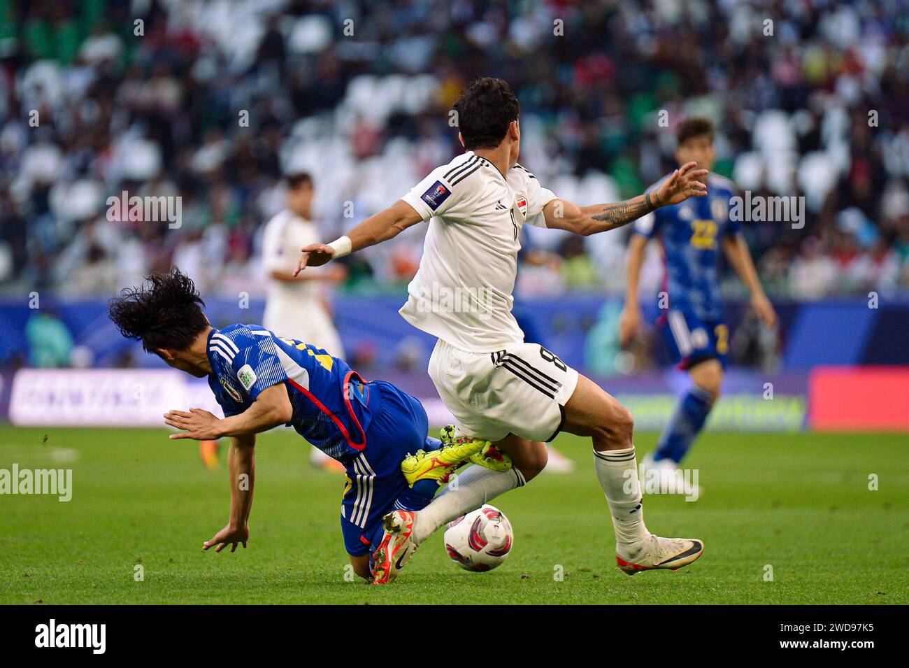 Doha, Qatar. 19 January, 2024. Iraq v Japan ：Group D - AFC Asian Cup ...
