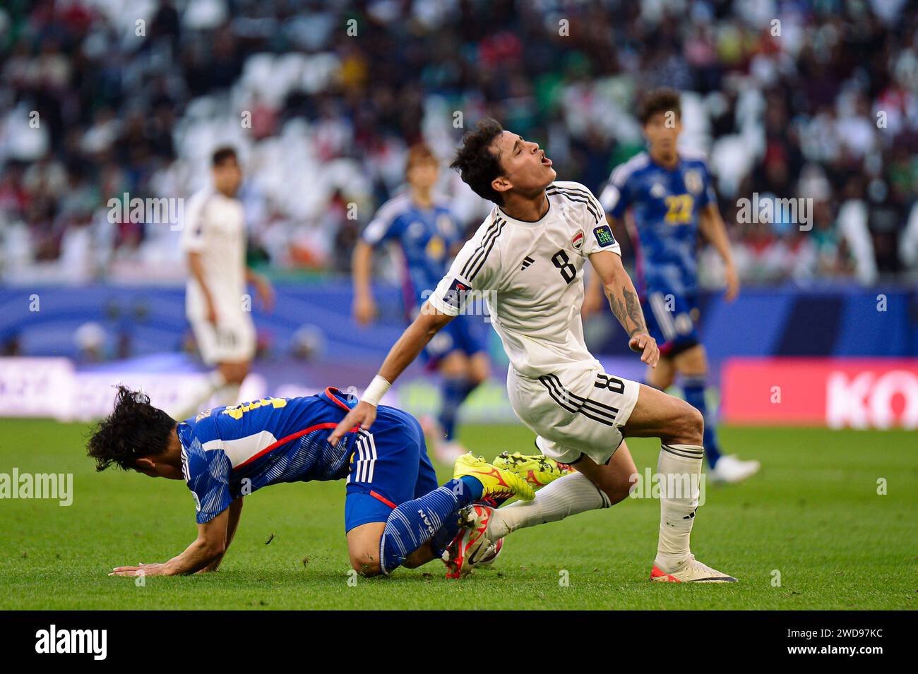 Doha, Qatar. 19 January, 2024. Iraq v Japan ：Group D - AFC Asian Cup ...