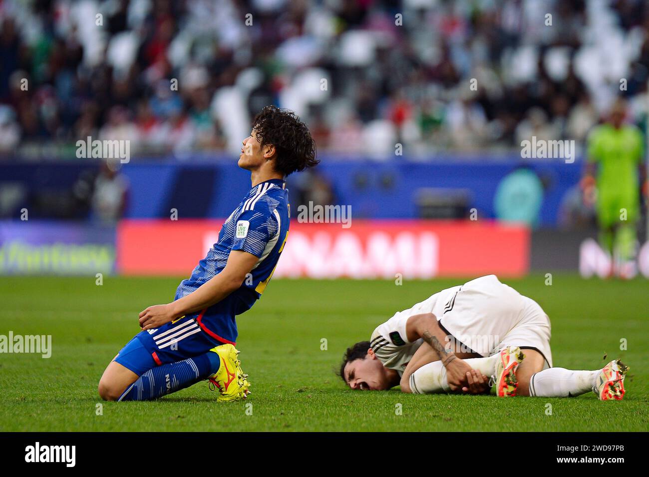 Doha, Qatar. 19 January, 2024. Iraq v Japan ：Group D - AFC Asian Cup ...