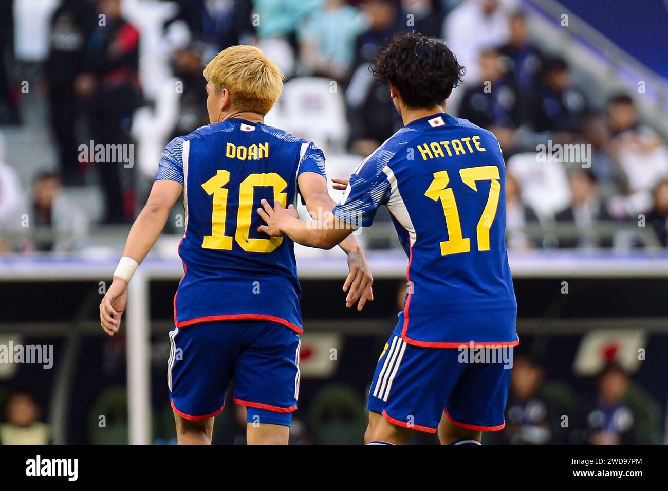 Doha, Qatar. 19 January, 2024. Iraq v Japan ：Group D - AFC Asian Cup ...