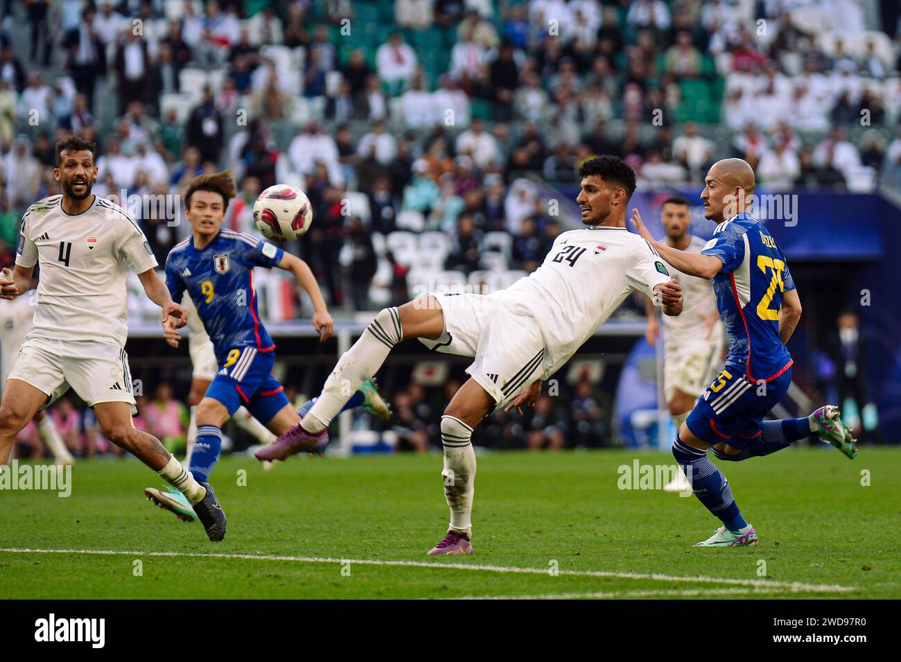 Doha, Qatar. 19 January, 2024. Iraq v Japan ：Group D - AFC Asian Cup ...