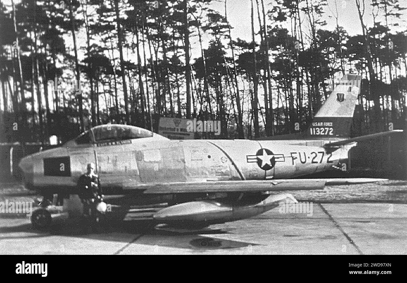 525th Fighter-Interceptor Squadron North American F-86F Sabre 51-13272 ...