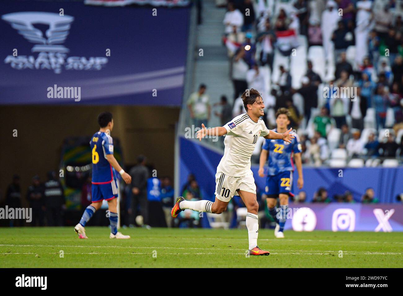 Doha, Qatar. 19 January, 2024. Iraq v Japan ：Group D - AFC Asian Cup ...