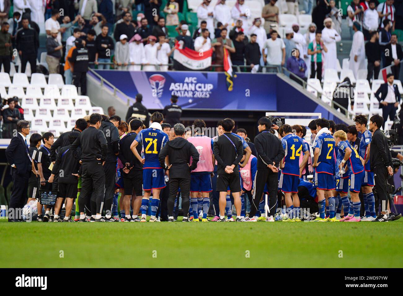 Doha, Qatar. 19 January, 2024. Iraq v Japan ：Group D - AFC Asian Cup ...