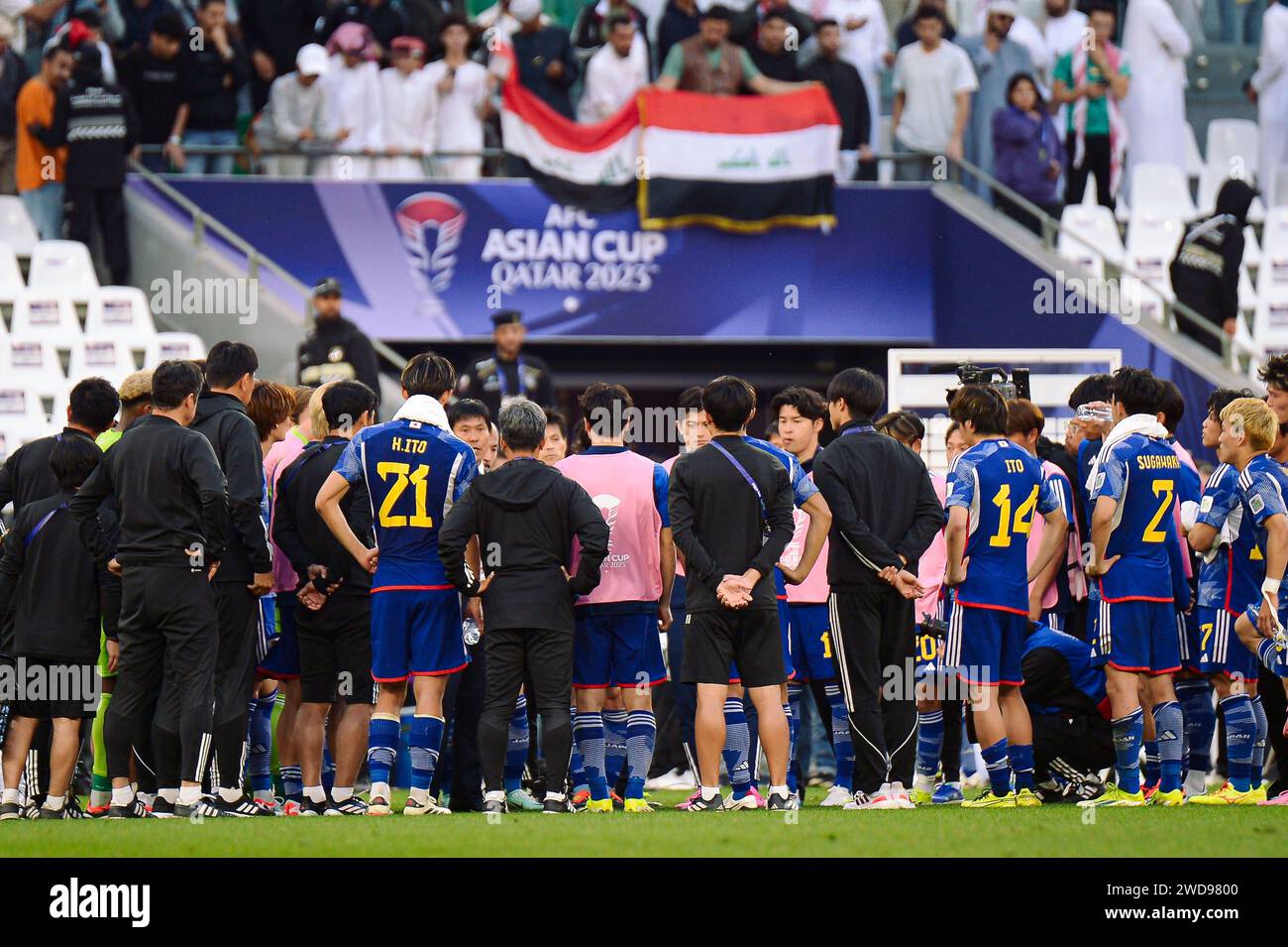 Doha, Qatar. 19 January, 2024. Iraq v Japan ：Group D - AFC Asian Cup ...