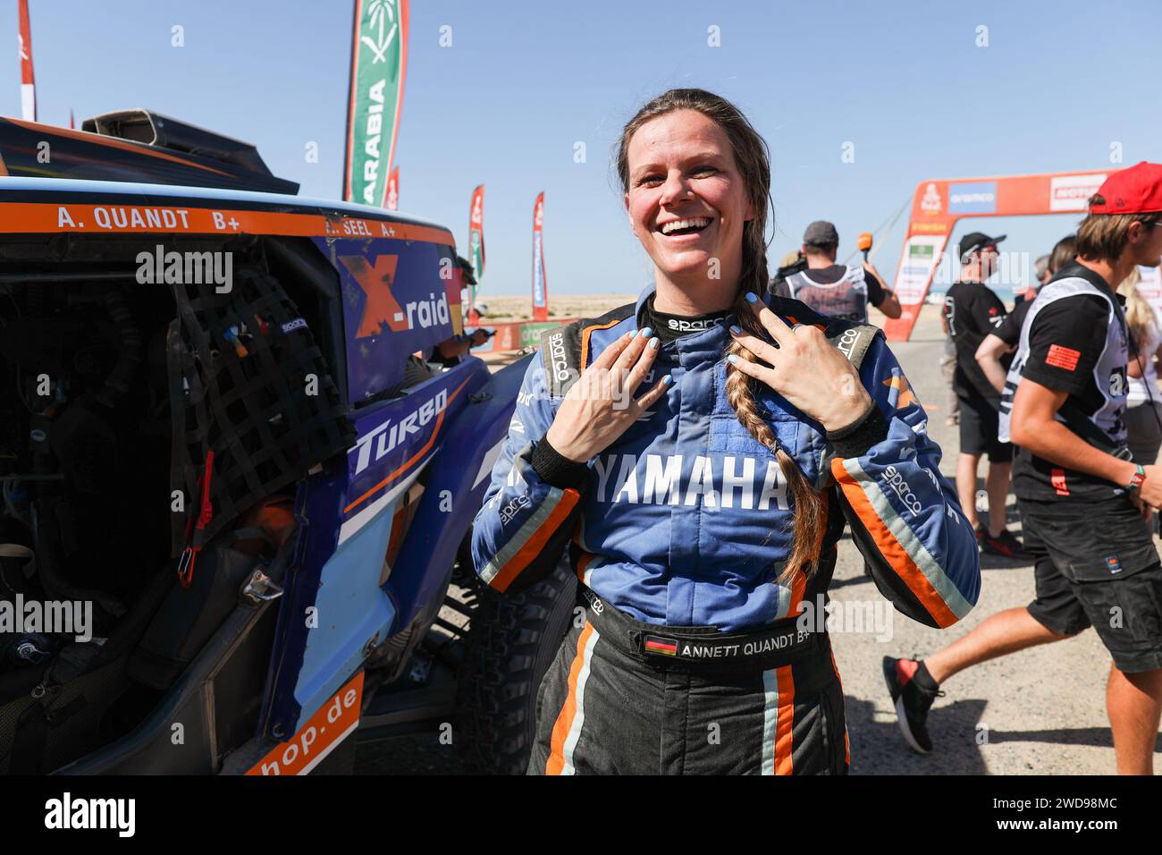 QUANDT Annett (ger), X-Raid Yamaha Supported Team, Yamaha X-Raid YXZ ...