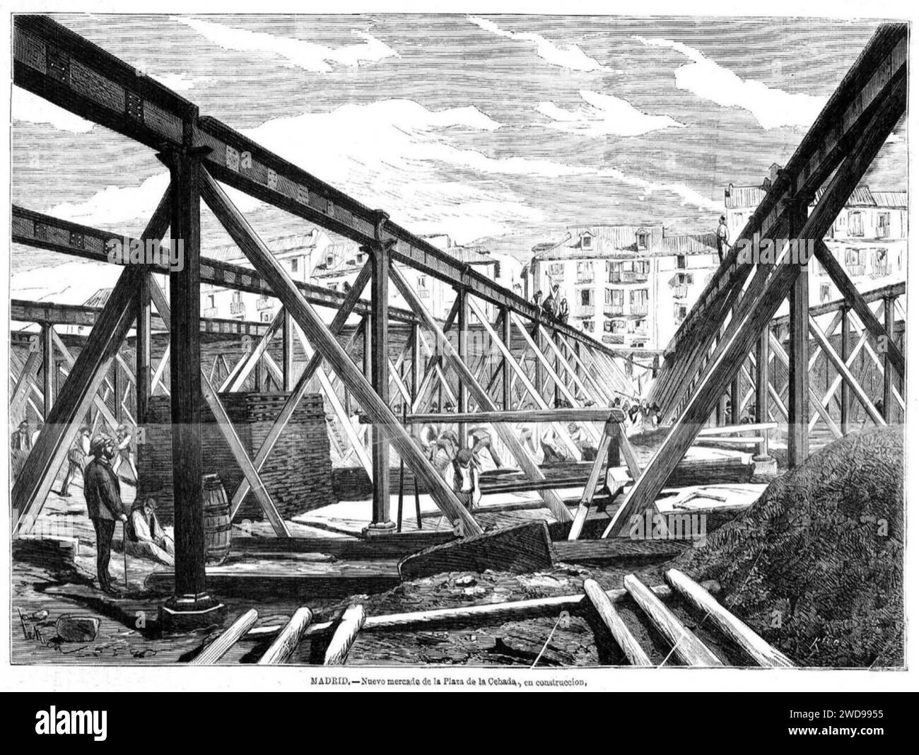 1873-01-24, La Ilustración Española y Americana, Madrid, nuevo mercado ...