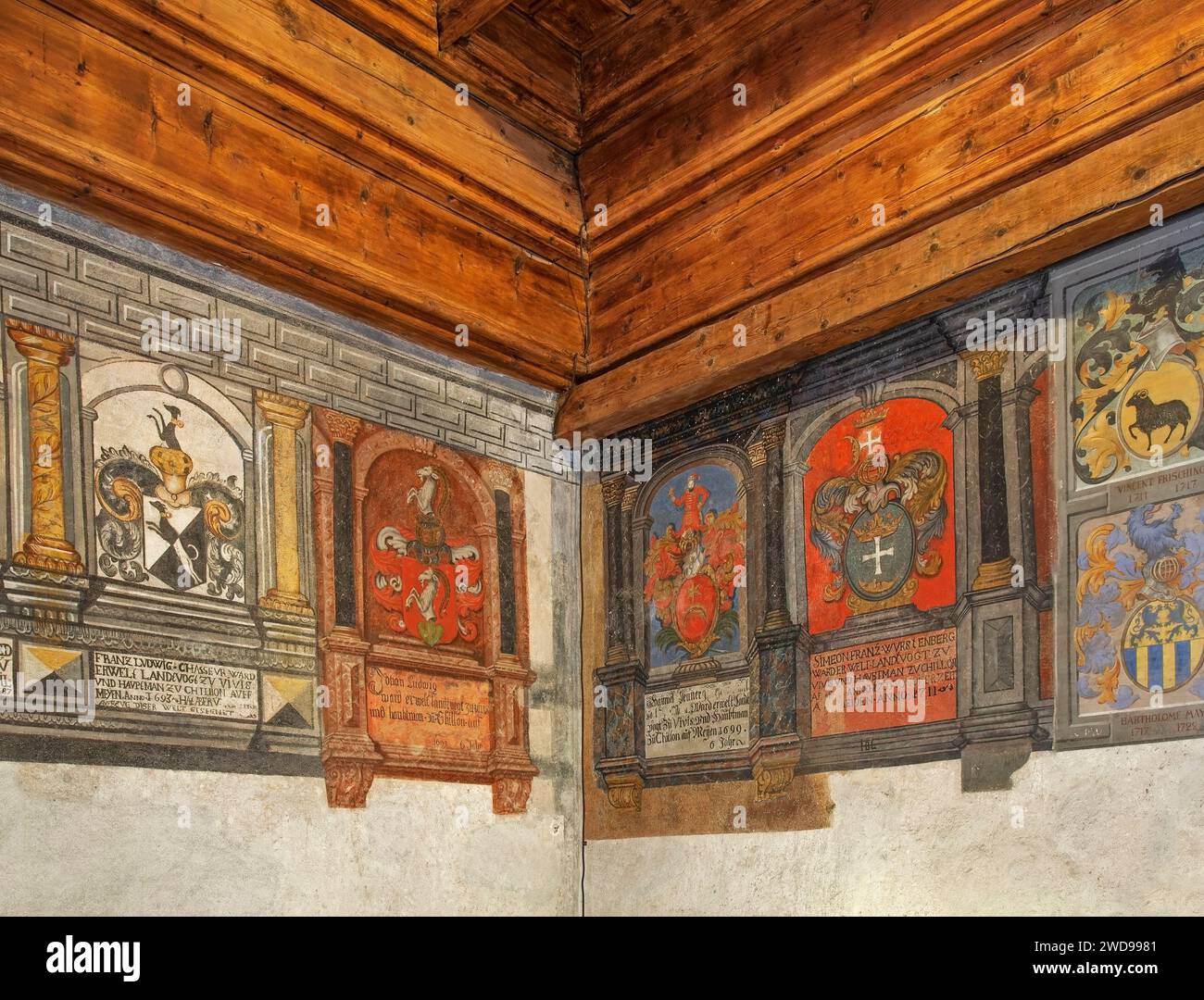 Chillon castle interior hi-res stock photography and images - Alamy