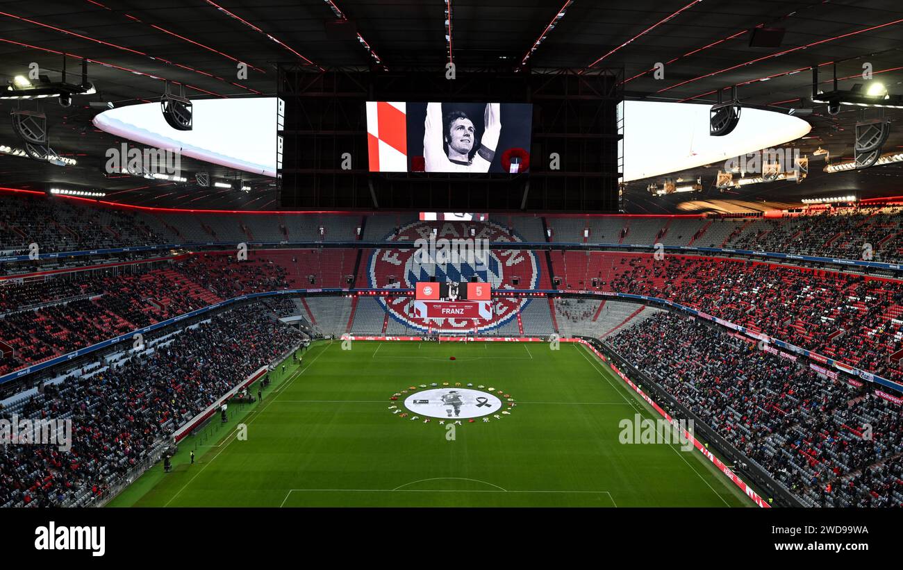 Munich, Germany. 19th Jan, 2024. Soccer: FC Bayern Munich's memorial ...