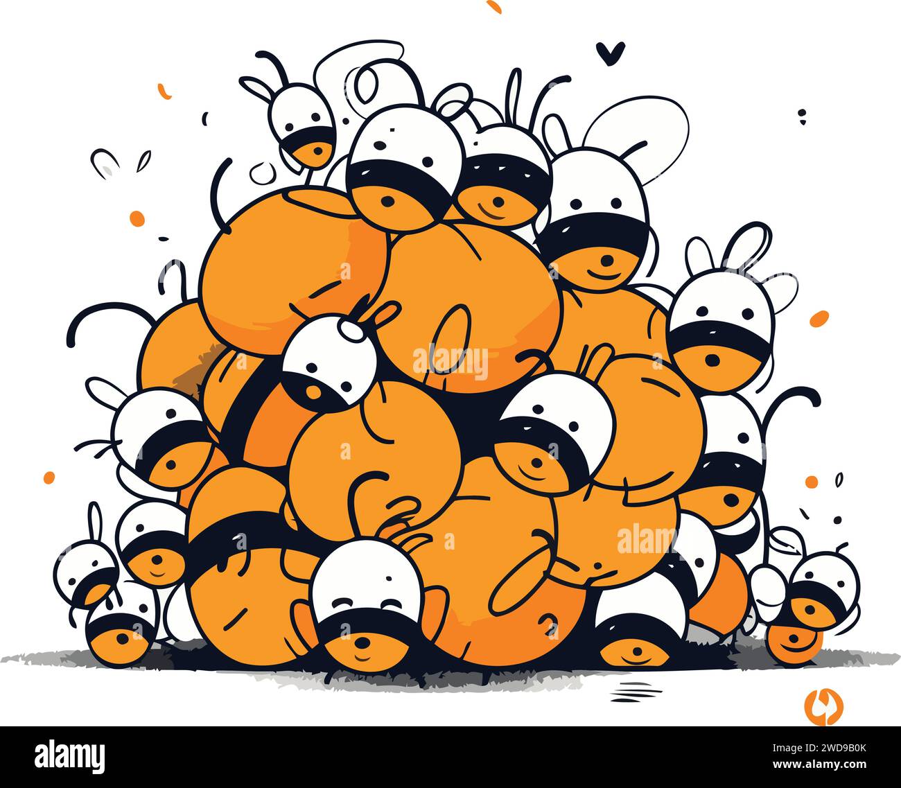 Cartoon ants Stock Vector Images - Alamy