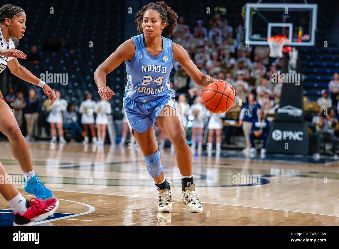 Atlanta, Georgia. 18th Jan, 2024. North Carolina's Indya Nivar (24 ...