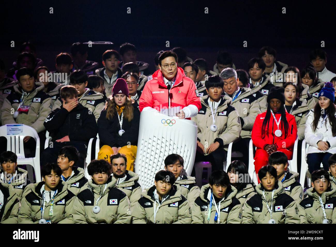 Gangwon Province. 19th Jan, 2024. Choi Jong-gu, the chairman of the ...