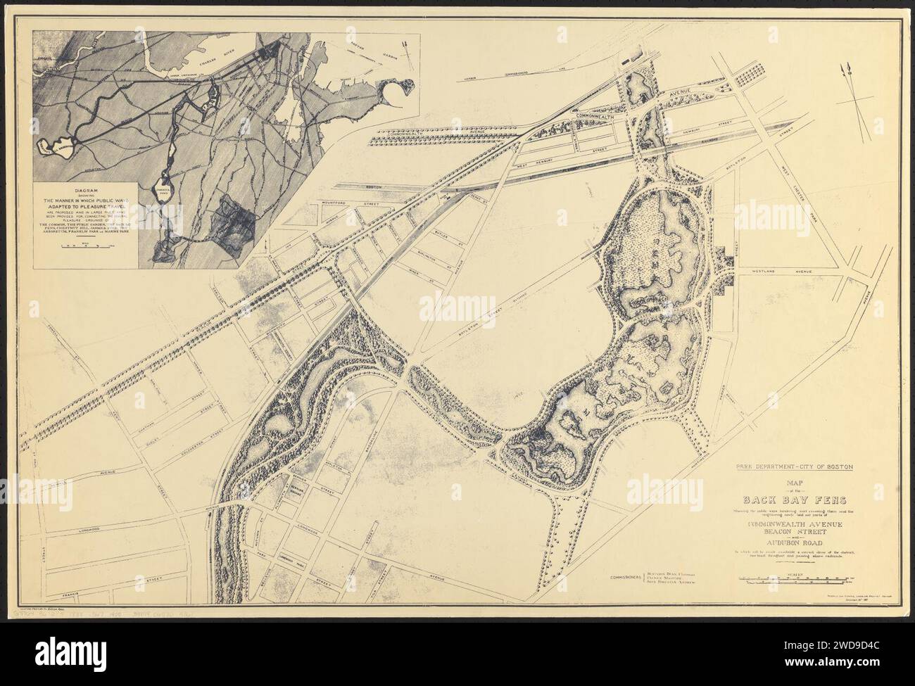 Frederick law olmsted map hi-res stock photography and images - Alamy