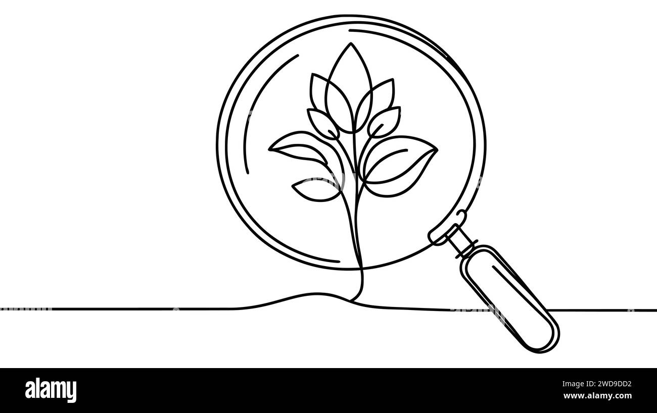 Organic, search, plants icon. Simple editable vector illustration. One ...