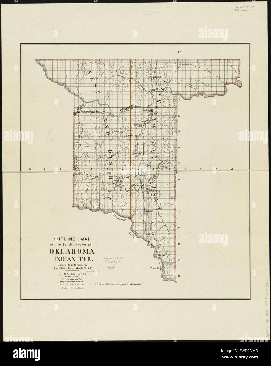 U s map of indian land hi-res stock photography and images - Alamy