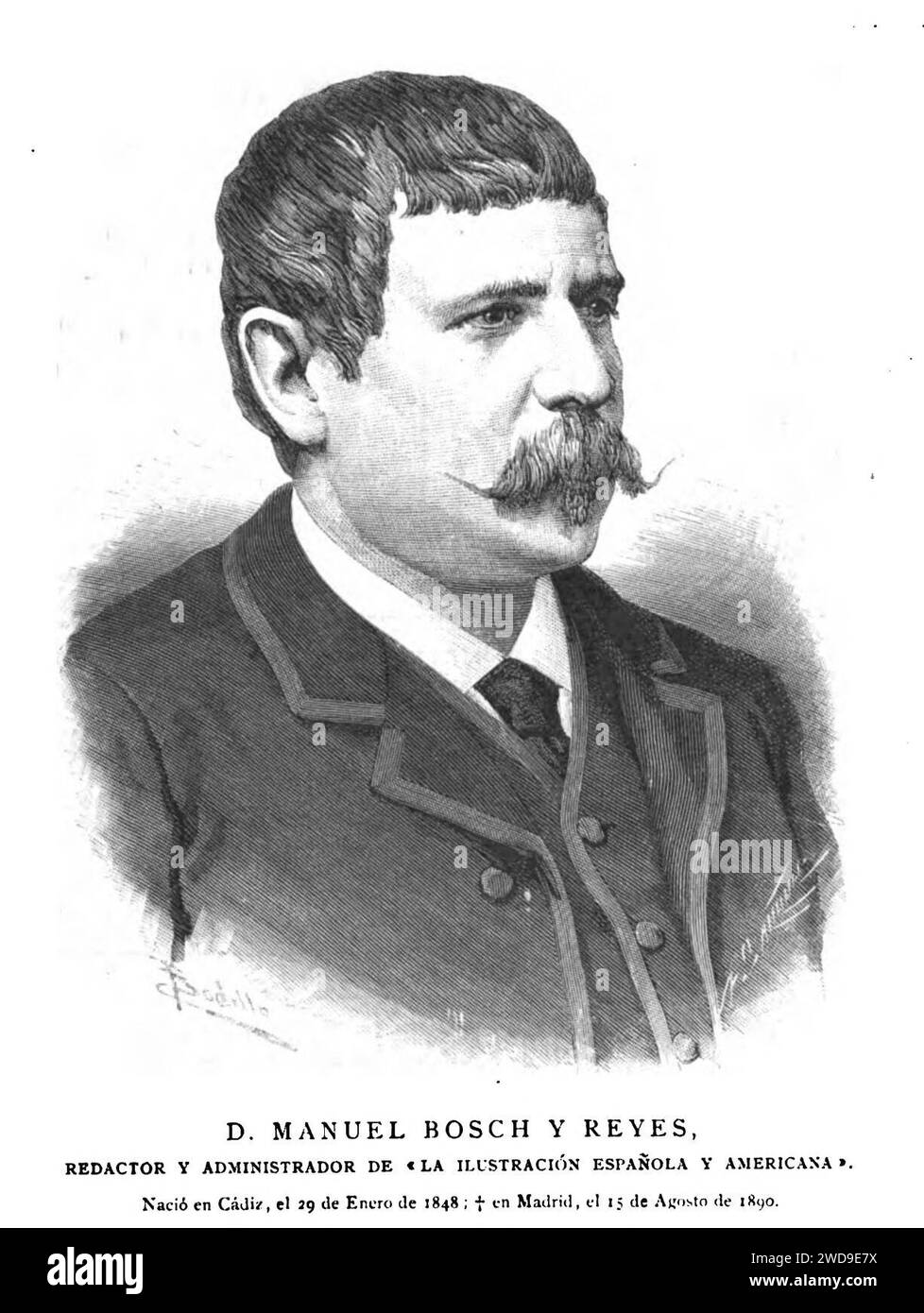 1890-08-15, La Ilustración Española y Americana, Manuel Bosch y Reyes ...