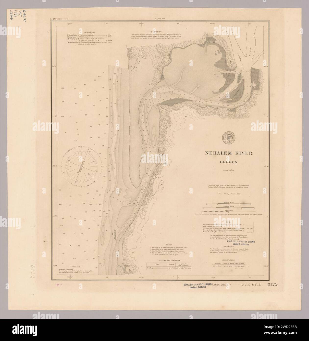 Map of nehalem hi-res stock photography and images - Alamy