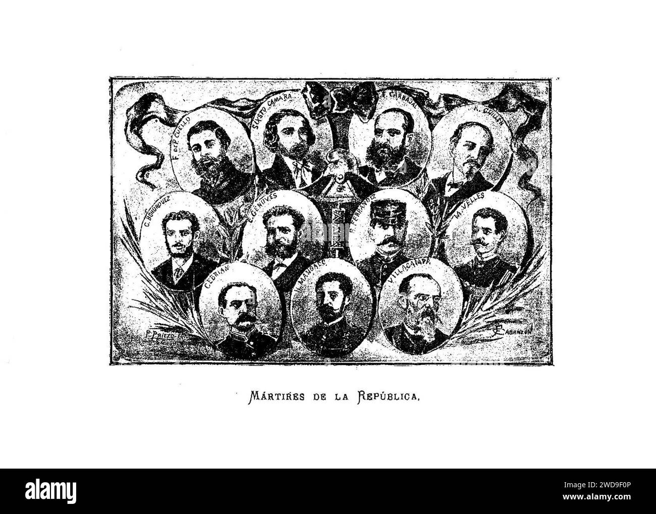 1892-1893, Historia del partido republicano español, Mártires de la ...