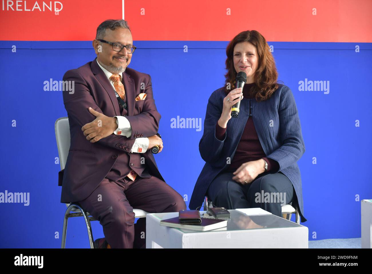 Kolkata, India. 19th Jan, 2024. Alison Barrett MBE, Director of India ...