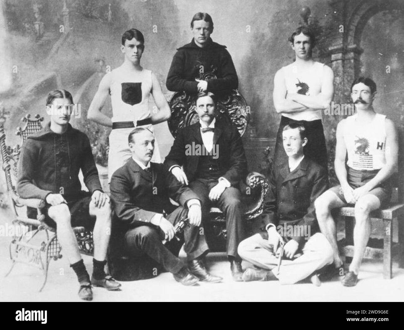 1896 US olympic athletes Stock Photo - Alamy