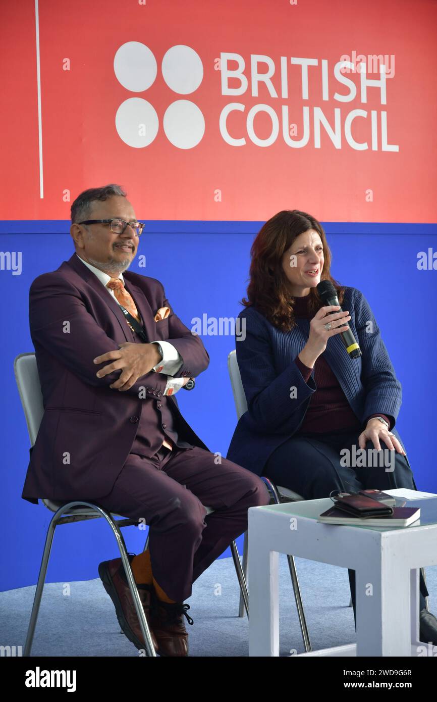 Kolkata, India. 19th Jan, 2024. Alison Barrett MBE, Director of India ...
