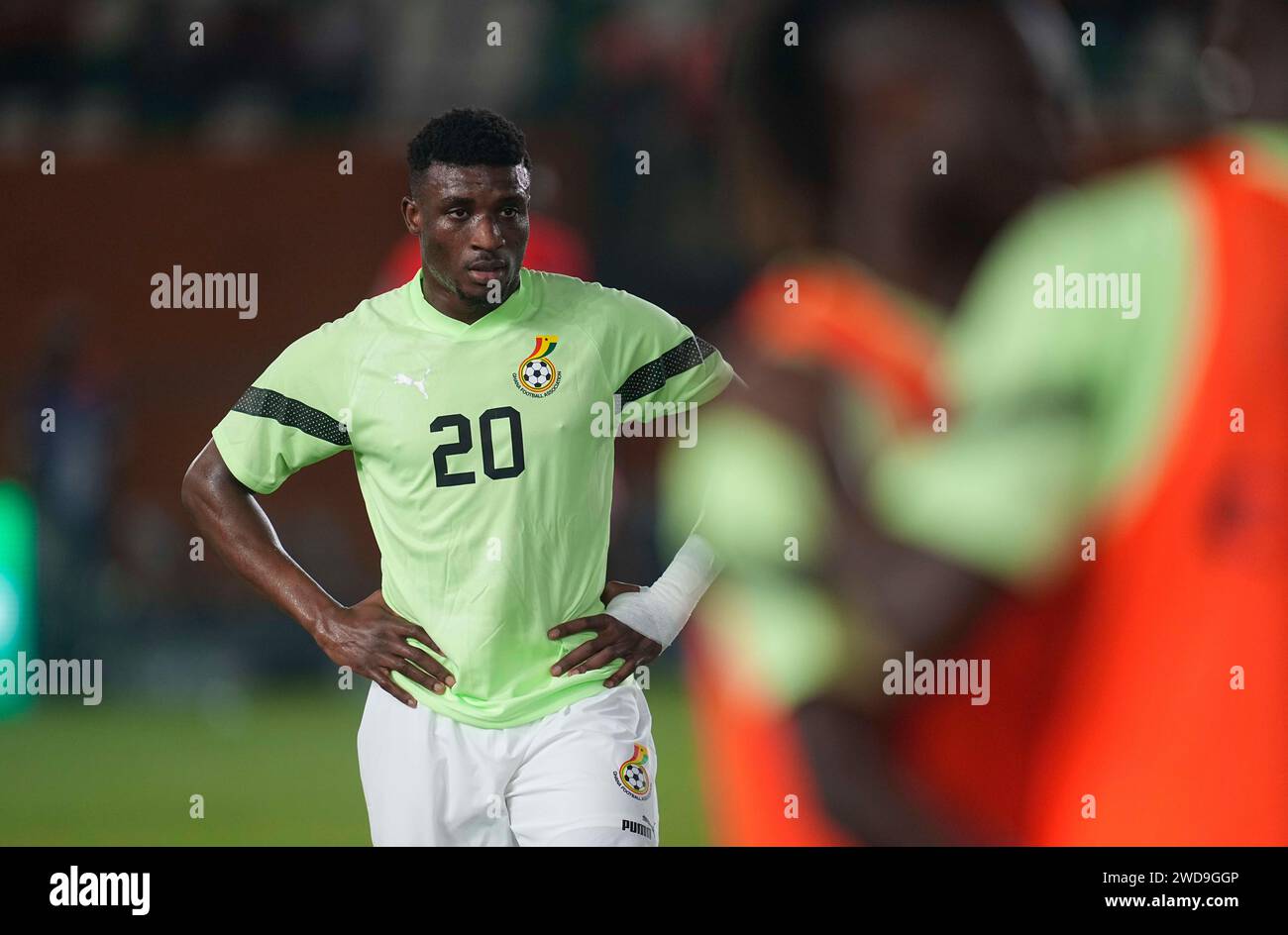 January 18 2024: Mohamed Kudus (Ghana) looks on during a African Cup of ...