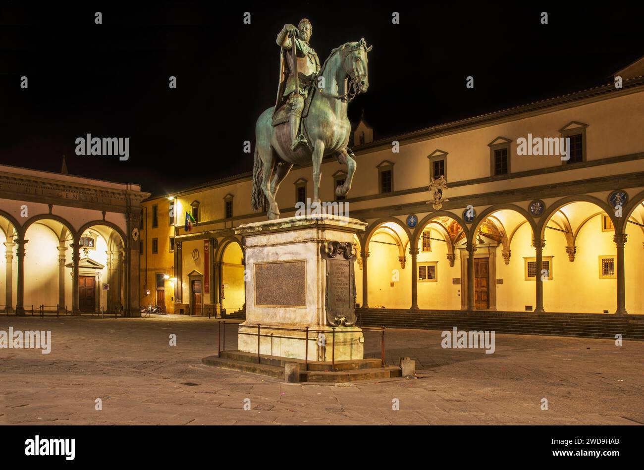 Italy florence statue ferdinando hi-res stock photography and images ...