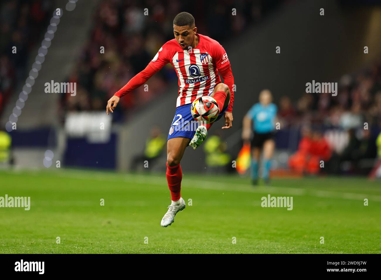 Madrid, Spain. 18th Jan, 2024. Samuel Lino (Atletico) Football/Soccer ...