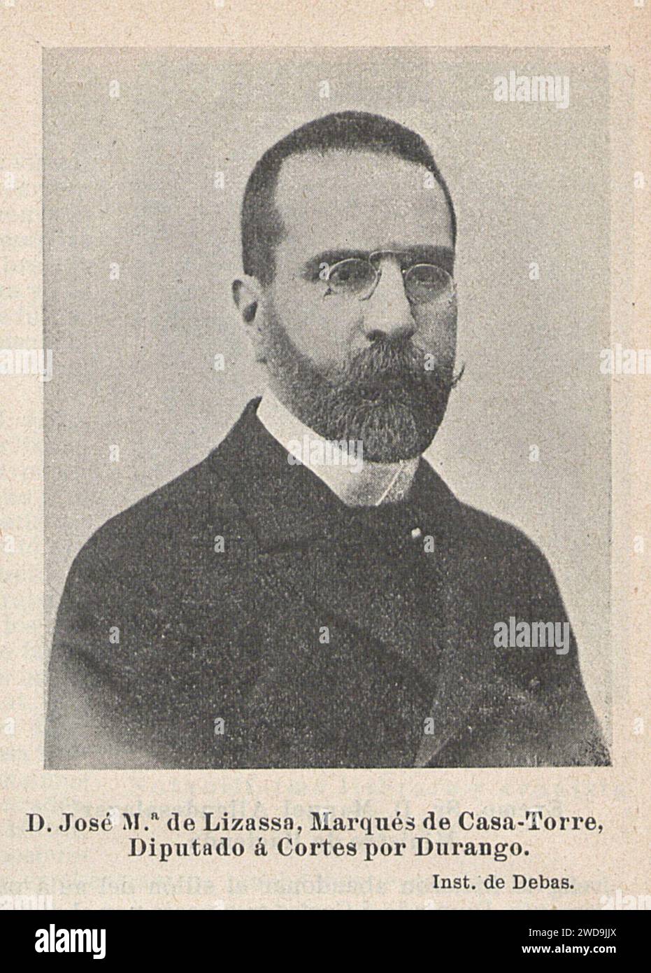 1900-08-18, Instantáneas, José Mª de Lizassa, Marqués de Casa-Torre ...