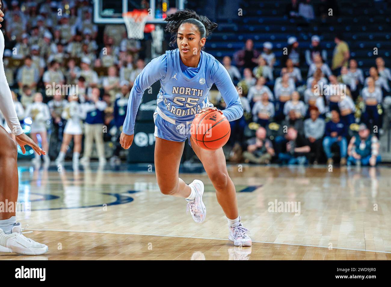 Atlanta, Georgia. 18th Jan, 2024. North Carolina's Deja Kelly (25) in ...