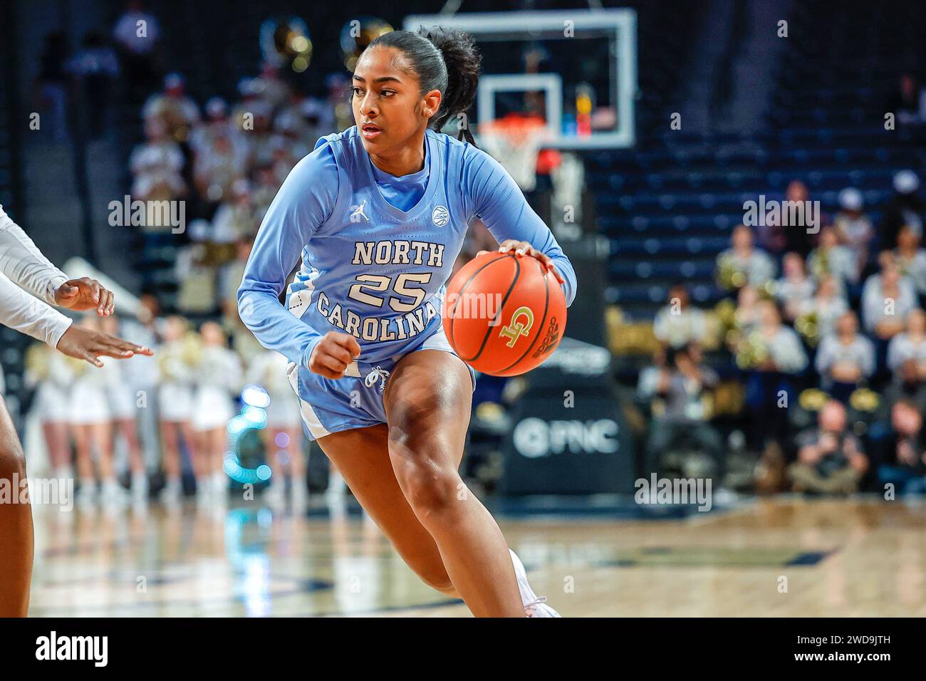 Atlanta, Georgia. 18th Jan, 2024. North Carolina's Deja Kelly (25) in ...