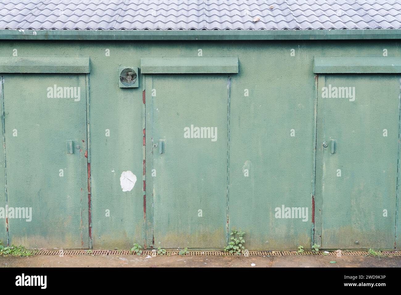 Old Green lock-up shed at Trevethin, Pontypool, Torfaen, vGwent UK ...