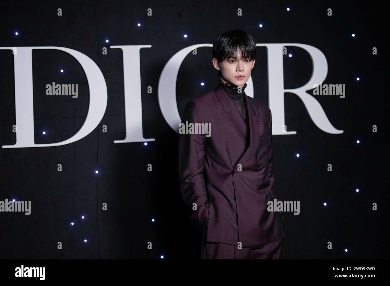Yeonjun arrives for Dior Menswear ready-to-wear Fall-Winter 2024-2025 ...
