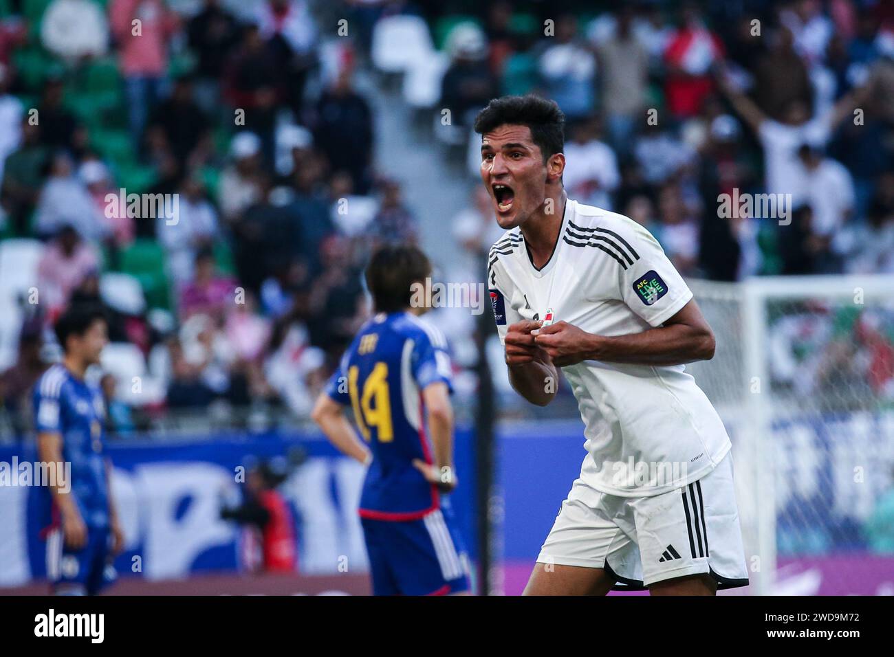 Doha, Qatar, 19 Jan 2024, AFC Asian Cup 2023 Group D - Japan 1-2 Iraq ...
